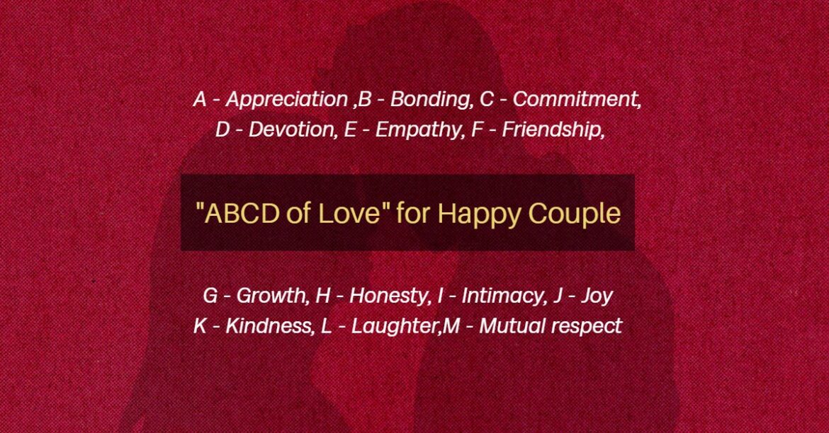 "ABCD Of Love": Unlocking Alphabets For Happy Couples