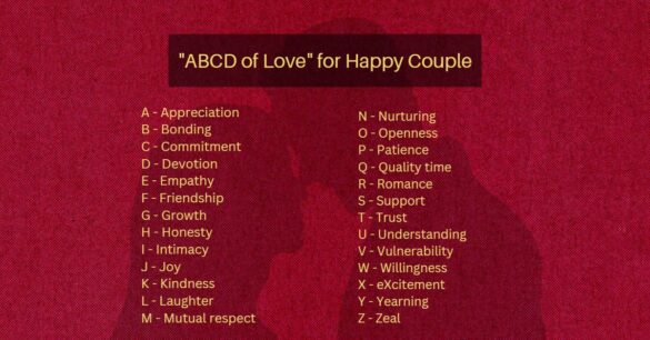 "ABCD Of Love": Unlocking Alphabets For Happy Couples